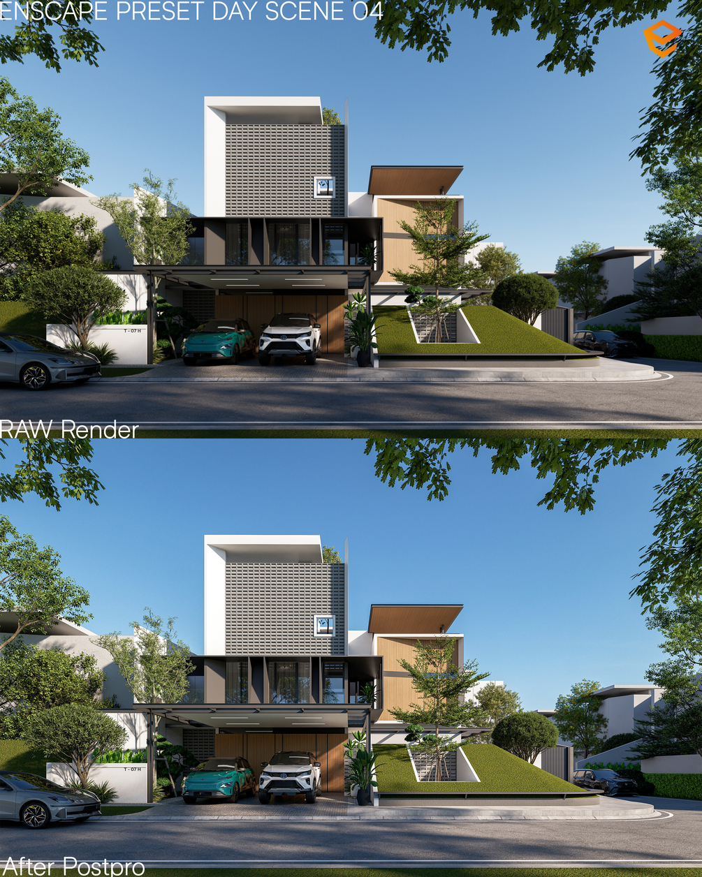 5+ REALISTIC ENSCAPE PRESETS - DAY SCENE