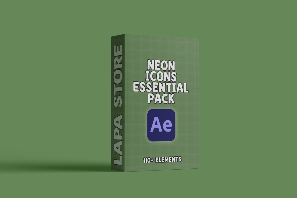 NEON ICONS ESSENTIAL PACK AFTER EFFECTS