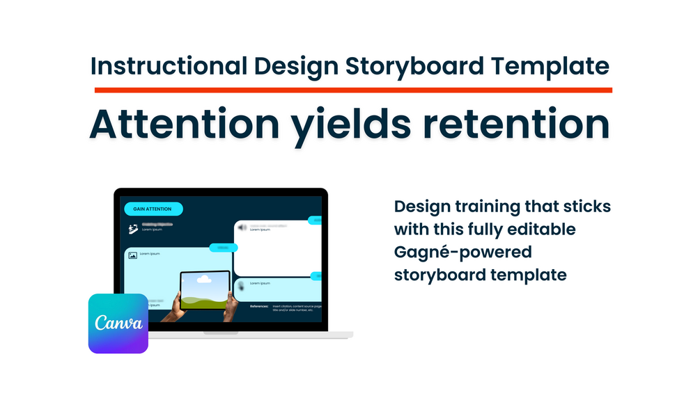 Instructional Design Storyboard Template: Engage Minds, Encode ...