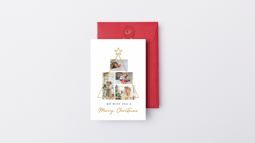 Customizable Christmas Card Template