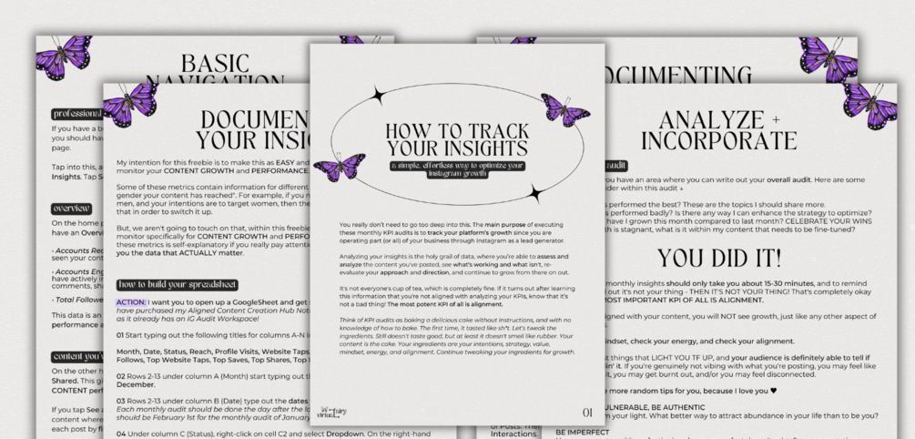How To Track Your IG Insights