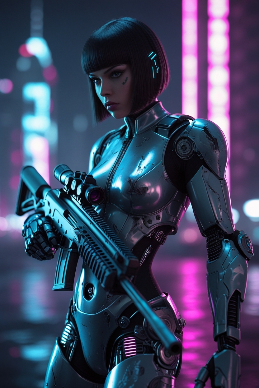 CYBERCORE: Futuristic Female Warrior Pack