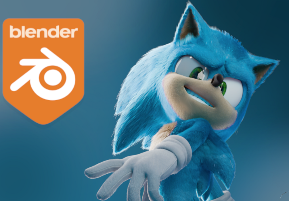 [.blend] Sonic Movie Rig V3 - Sonic Movie 3