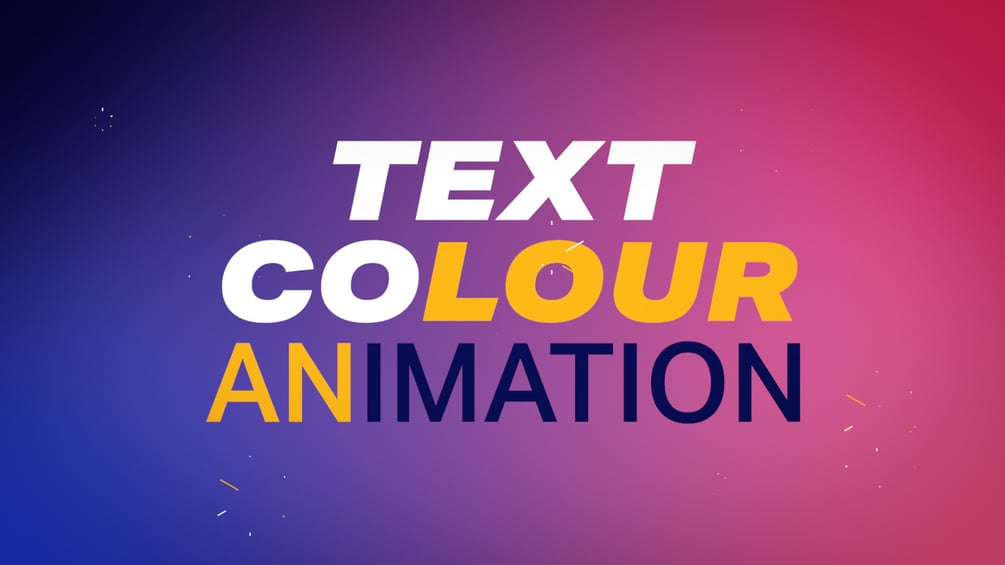 Animotion - Text Colour Animation Project File
