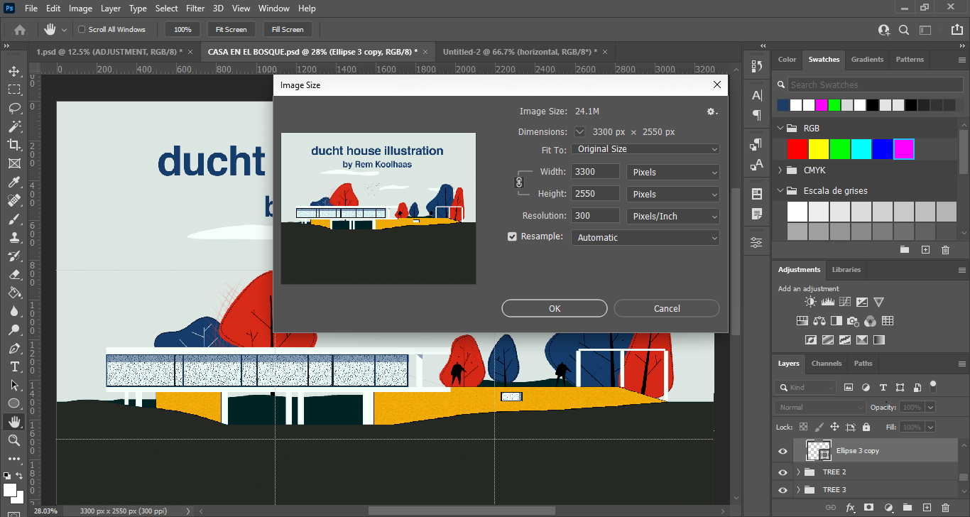 Ducht House Illustration/Rem Koolhaas by alternativavisualmx