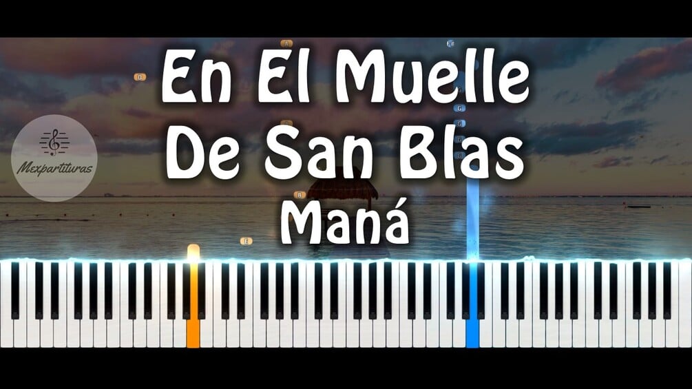 Mana - En El Muelle De San Blas Piano (Partitura/MIDI/Mp3)