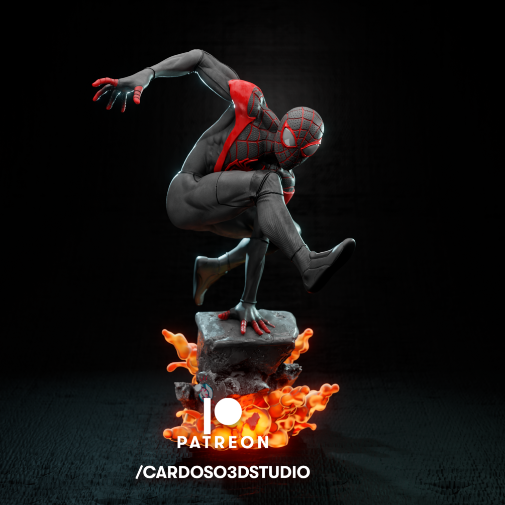 Miles Morales 1/6 statue