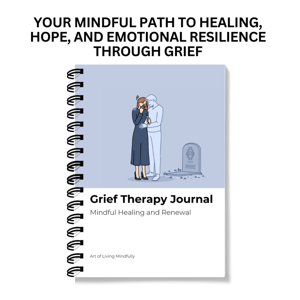 Grief Journal - Guided Healing Workbook, Mindfulness for Grief ...