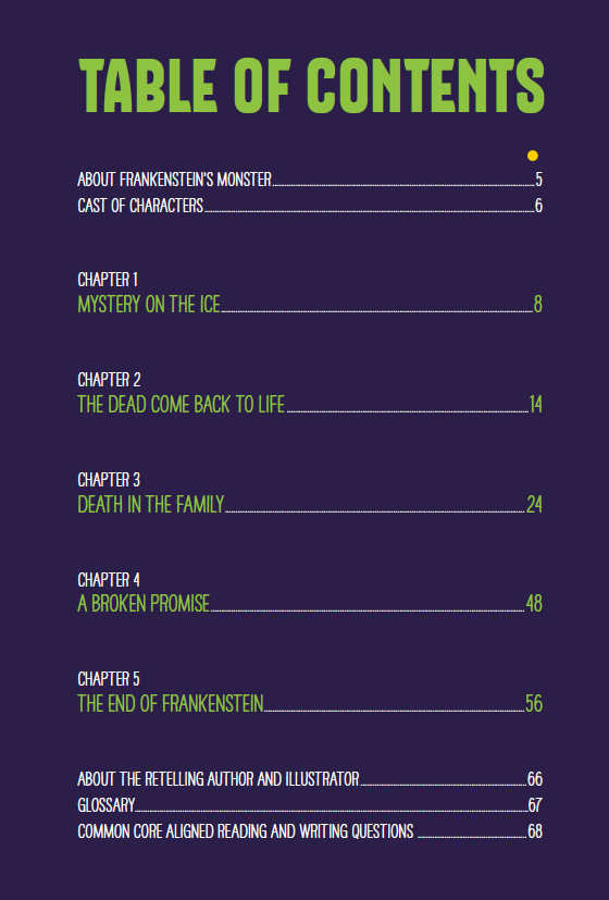 Frankenstein graphic novel (AI Enhanced)