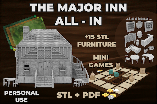 The Major Inn - Complete Collection STL & PDF (Personal Use)