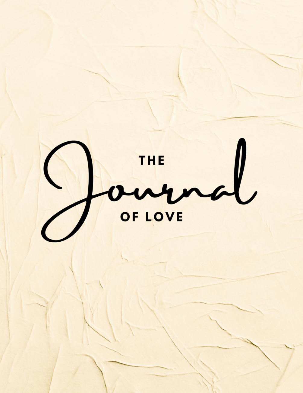 The Journal of Love