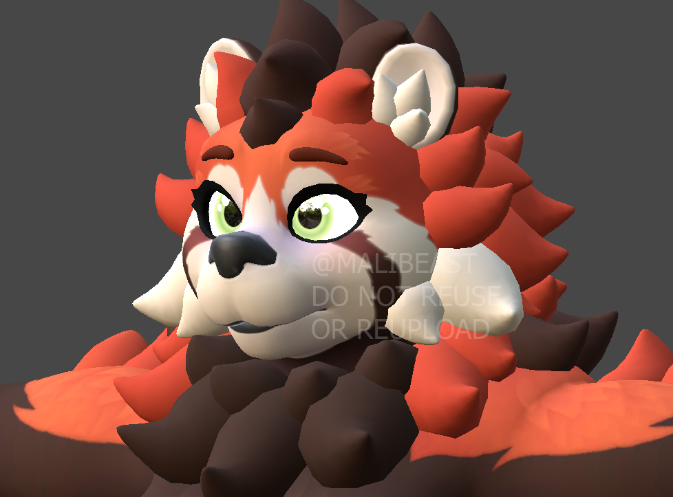 Red Panda Texture - Callisto Bear