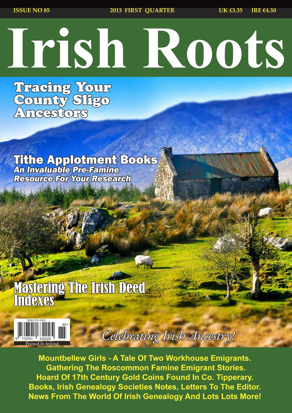Irish Roots Magazine No 85 (March 2013 Qtr)