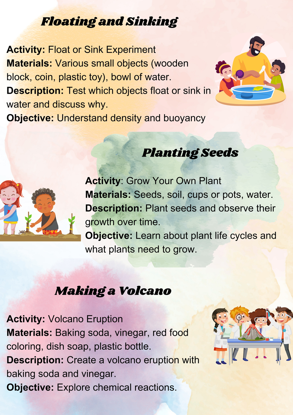 ENGAGING SCIENCE ACTIVITIES