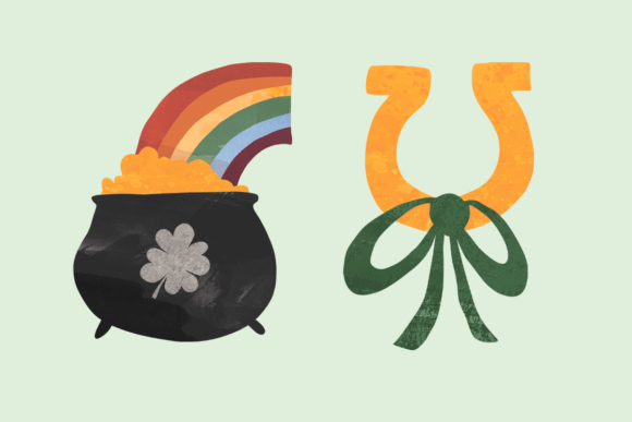 4 Leaf Clover Clipart Free