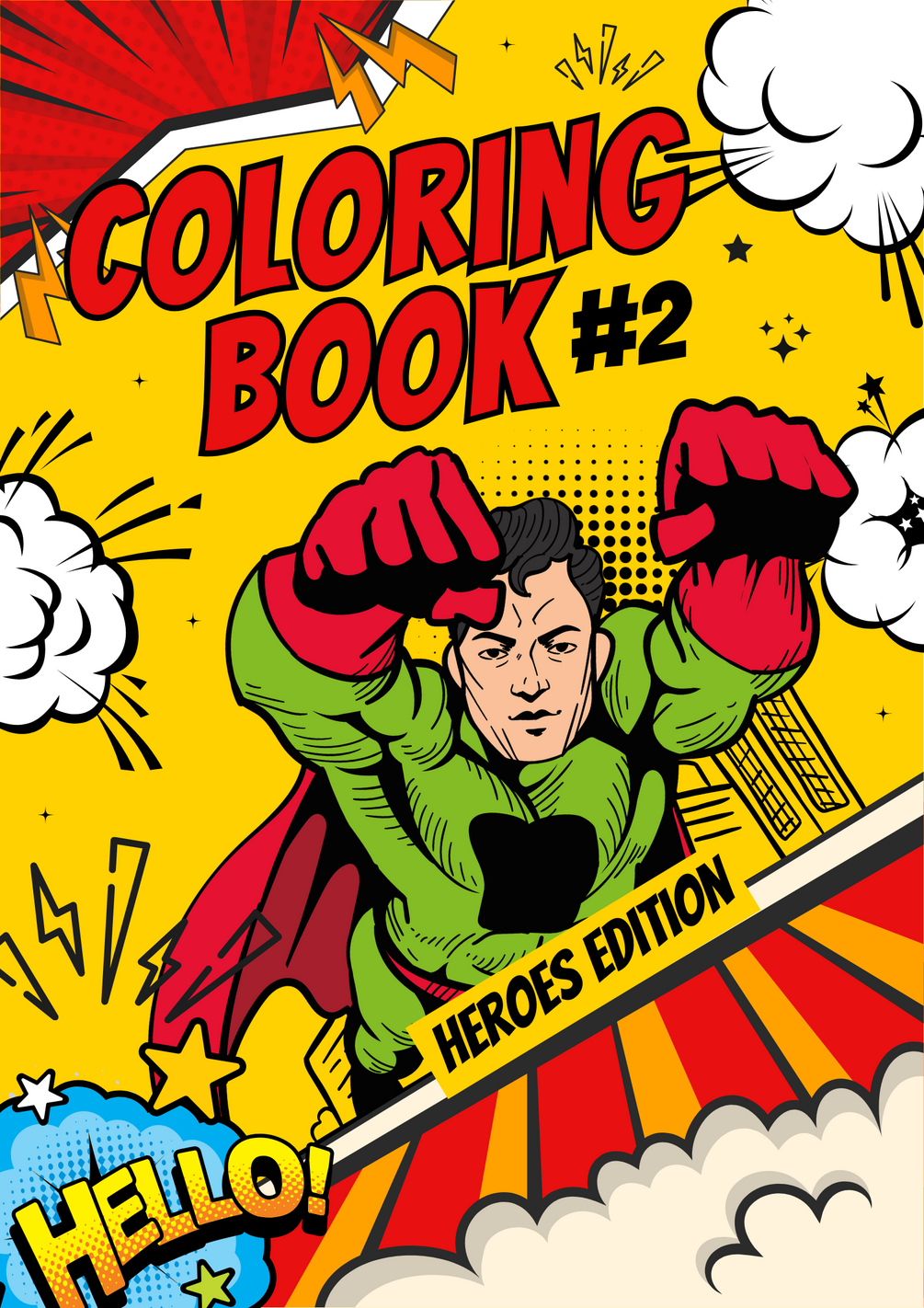 Coloring Book- Heroes Edition Series 1&2