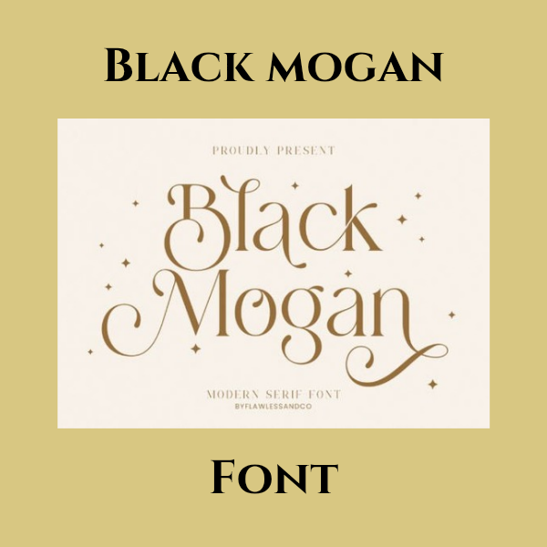 Black Mogan Font