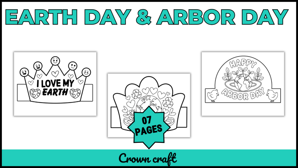 Earth Day & Arbor Day Crown Craft | Protecting the Planet
