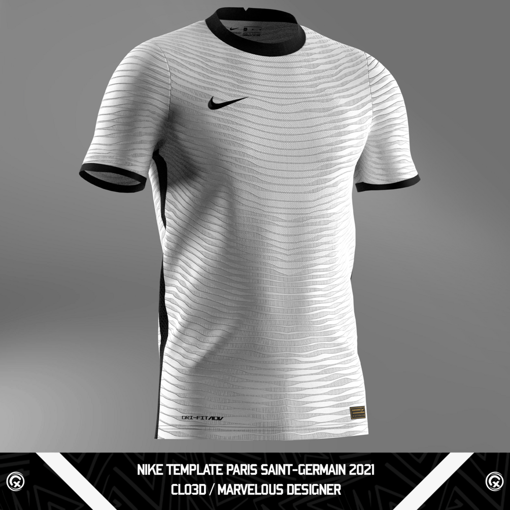 Nike Psg 2021 - Molde / Template