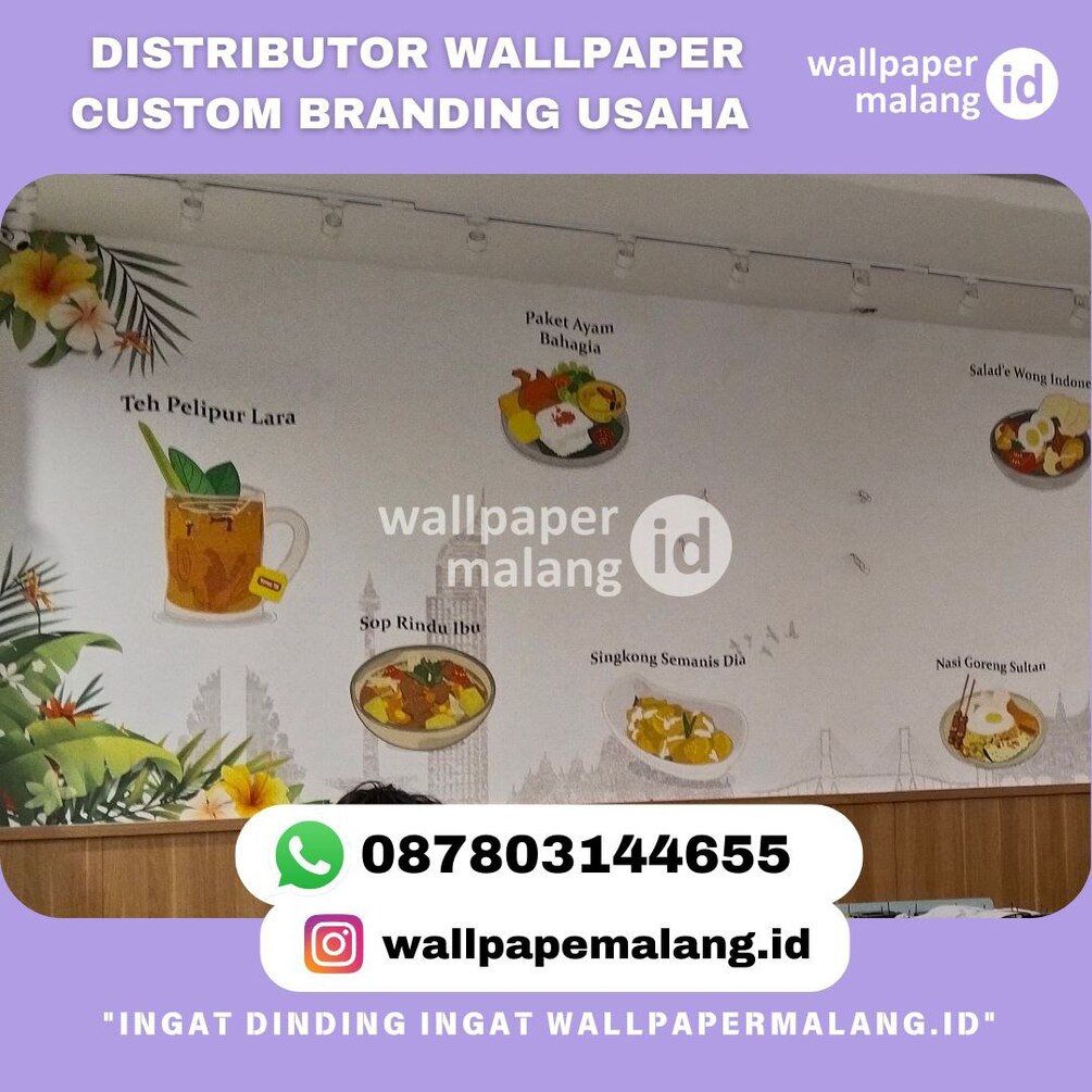 DISTRIBUTOR WALLPAPER CUSTOM BRANDING USAHA