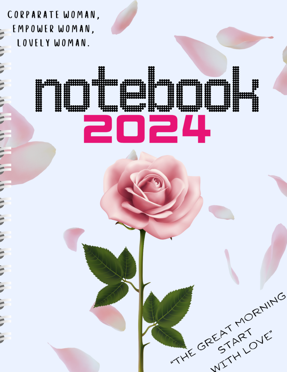 FLORAL LADY NOTEBOOK 2024