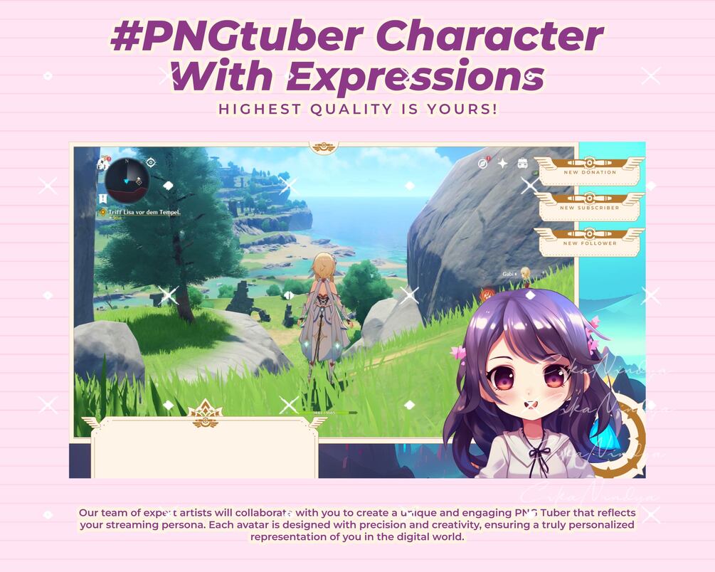 PNGTuber | Level Up Your Streams with a Cute PNG Tuber | You'll Get 2 ...