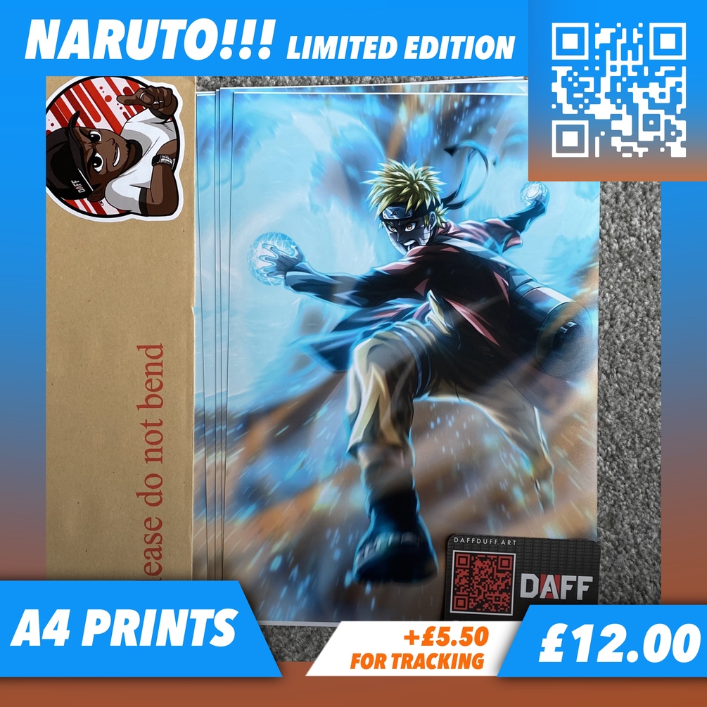 Naruto!!! A4 prints 🔥Limited edition🔥