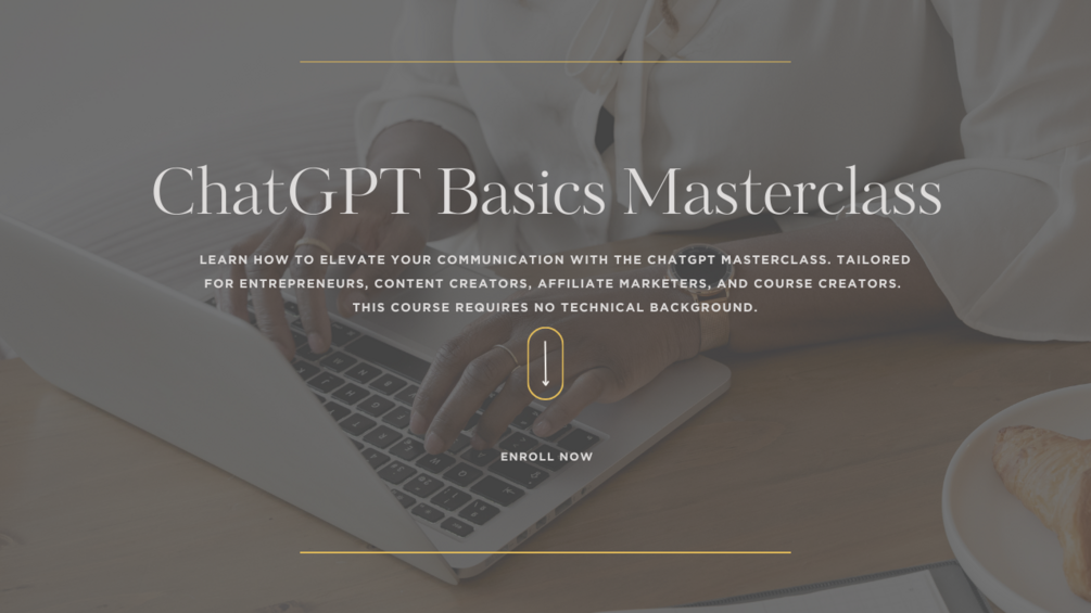 ChatGPT Basics Masterclass