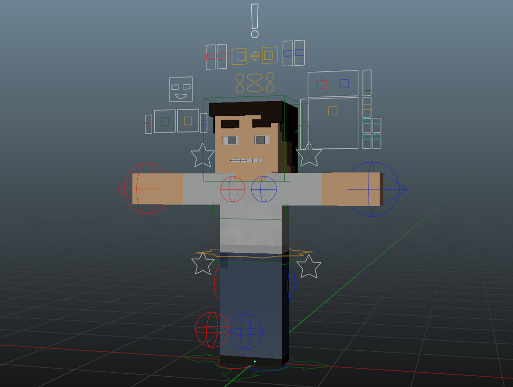 Professional Minecraft Rig | For Blender 3.0