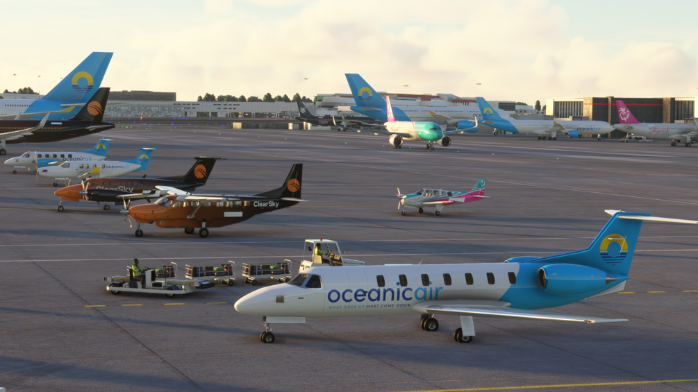 Generic AI Livery Pack - Oceanic Air (The Skypark)
