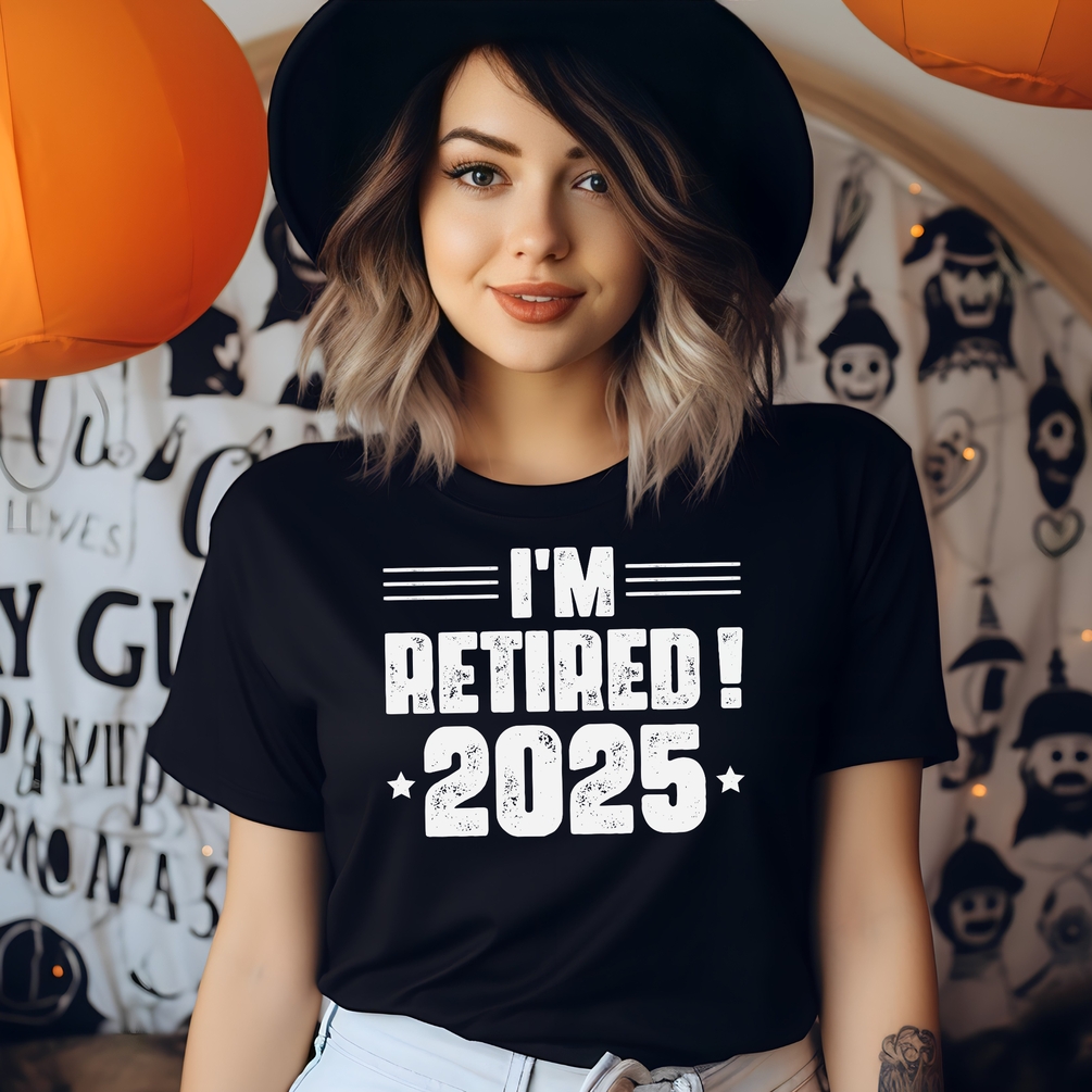 Retired 2025 png, Retirement gift 2025 png, Officially Retired 2025 png