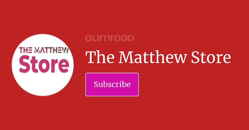 The Matthew Store