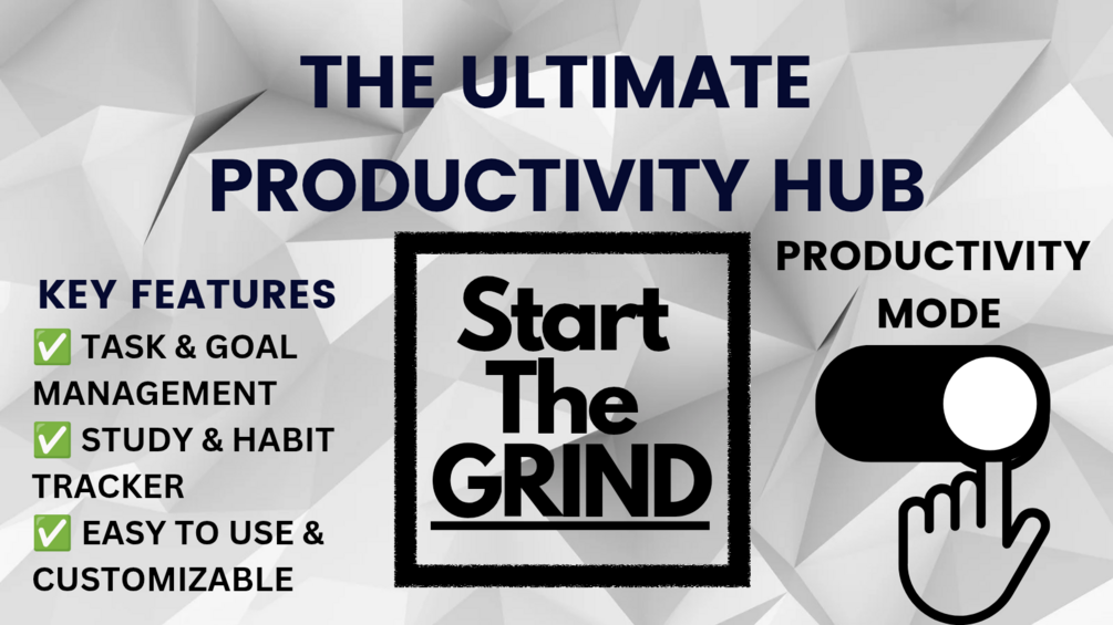 Ultimate Notion Study And Productivity Hub