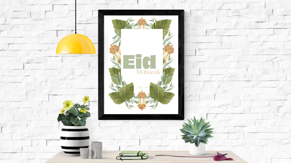 Eid Mubarak wall art Printables