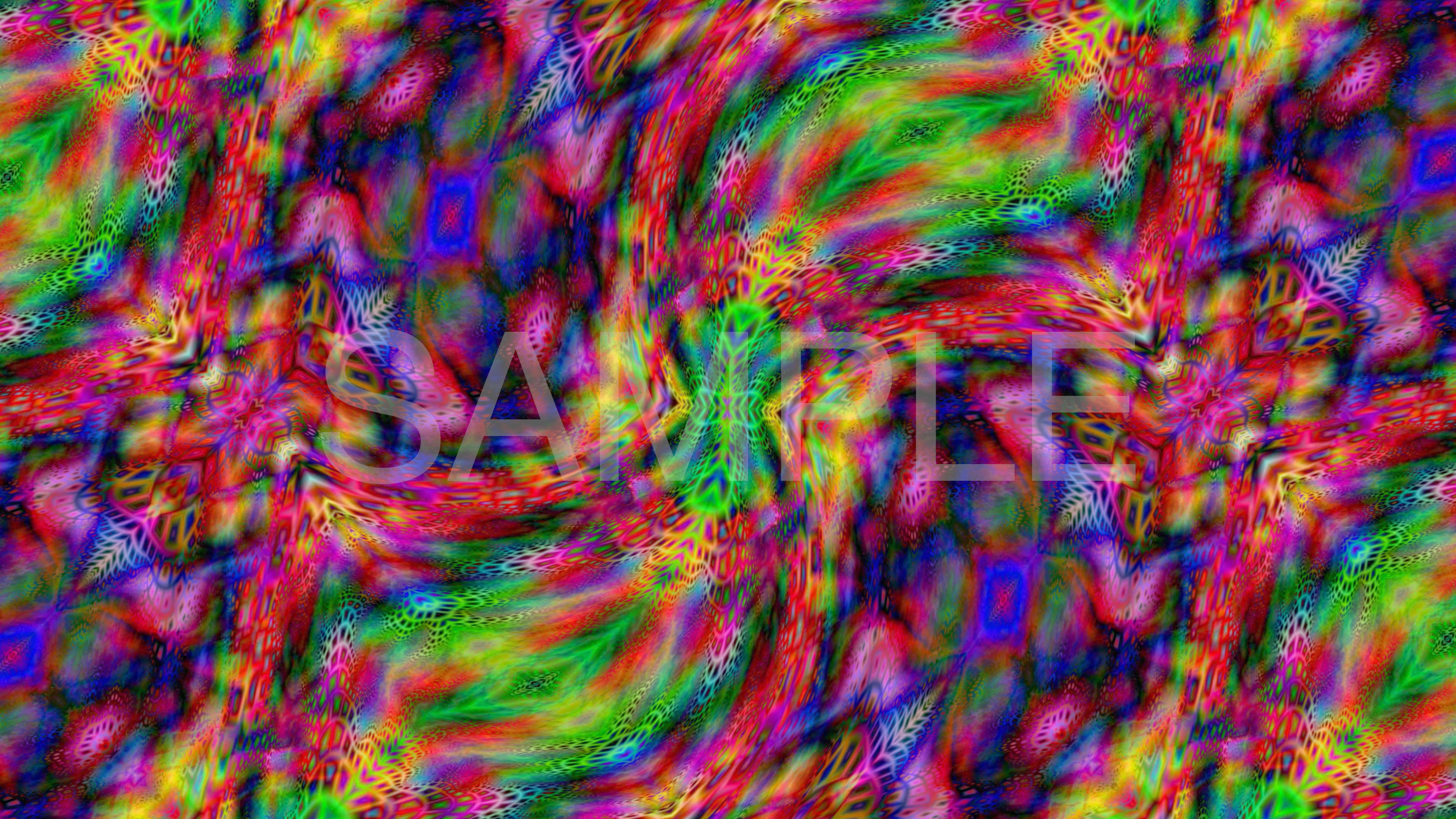 5 Pack Multi Purpose 4K Digital Art #36 - Psychedelic printable art for ...