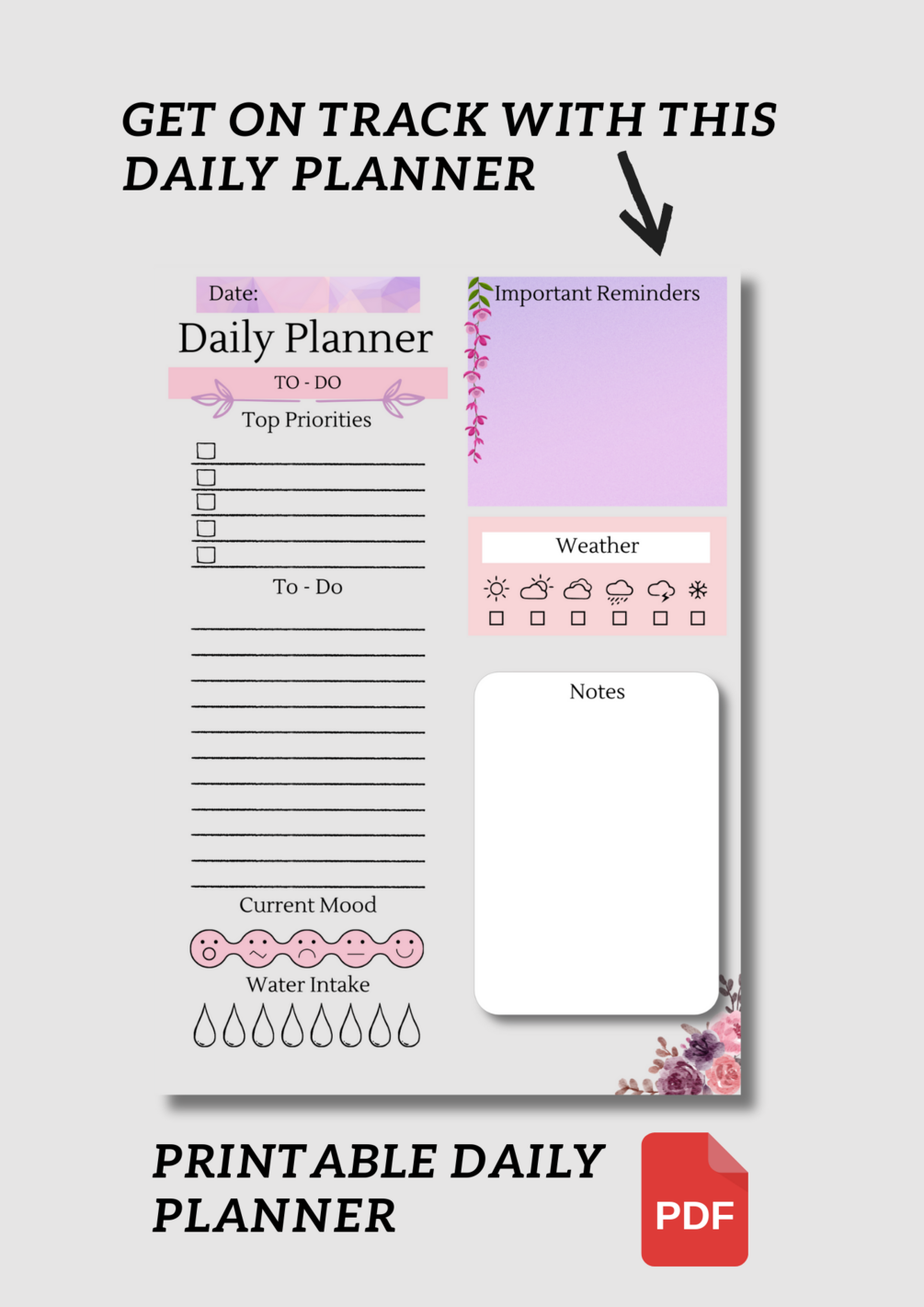 Printable Daily Planner