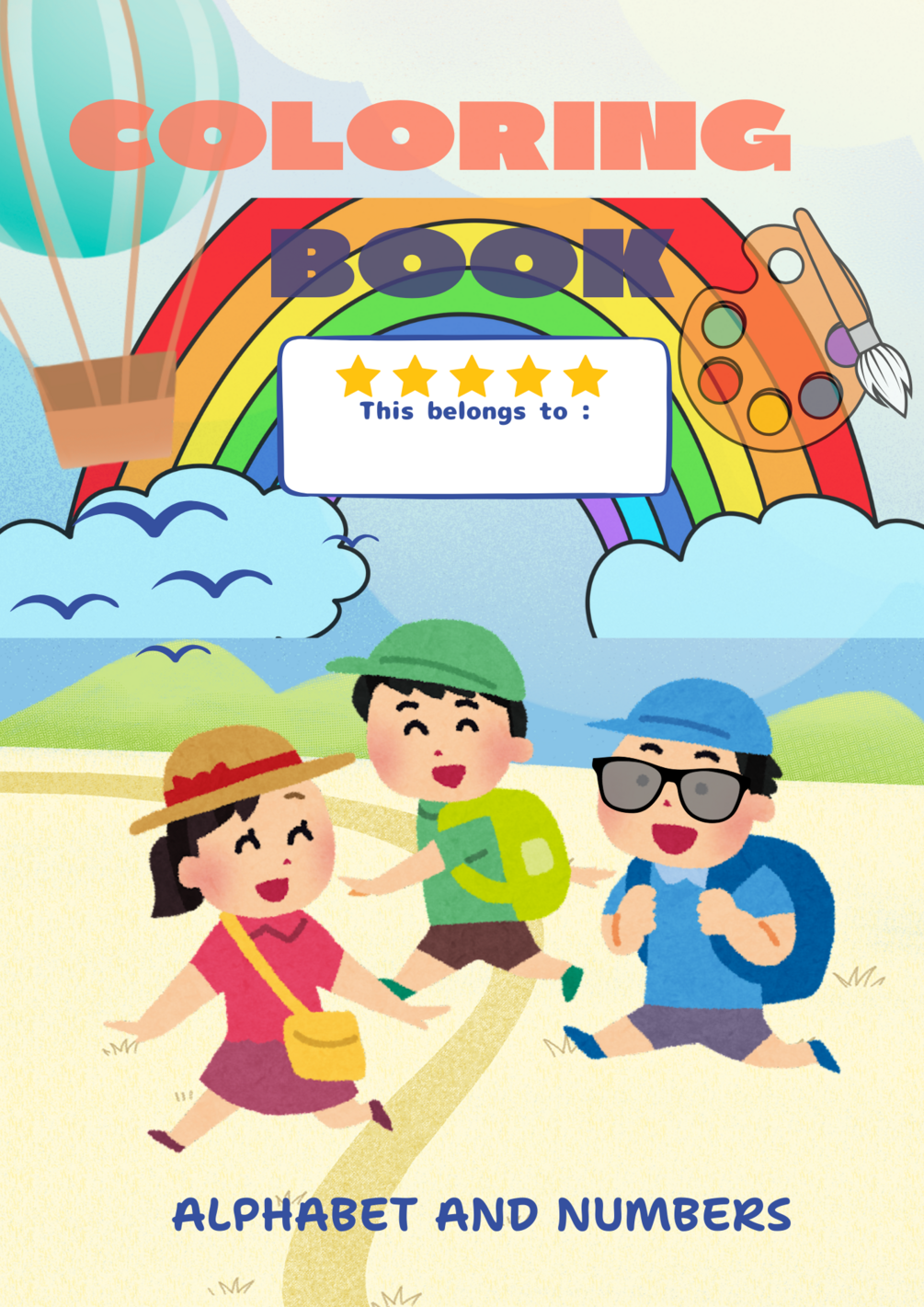 Alphabet and Letters Coloring Book