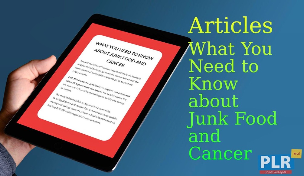 What You Need To Know About Junk Food And Cancer