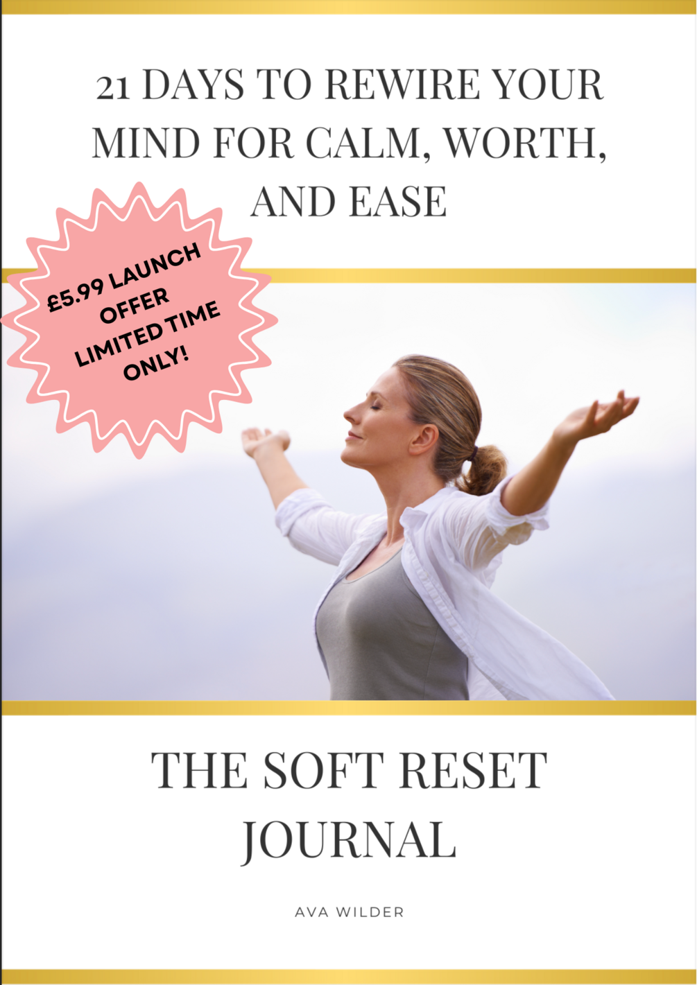 The Soft Reset Journal – 21-Day Guided Self-Care Workbook for Calm, Worth & Ease (Printable A4 ...