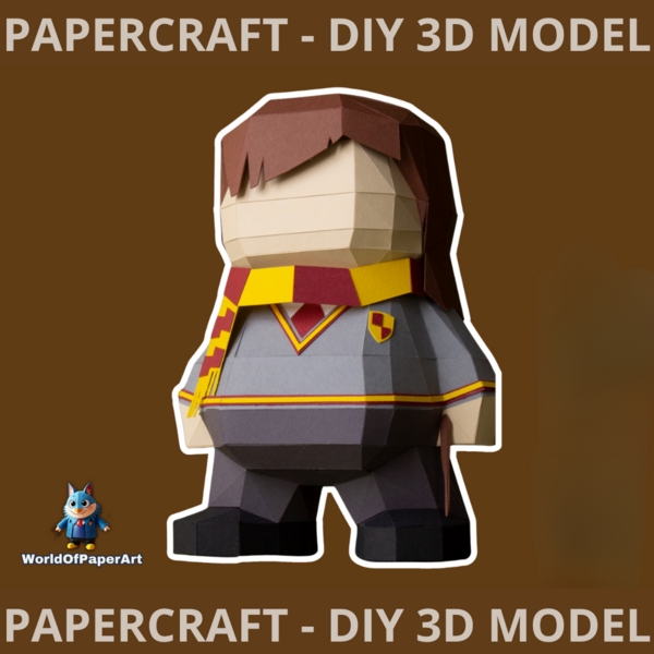 Harry Potter Papercraft Template - 4 in 1 Pack - 3D Model Plans - Diy ...