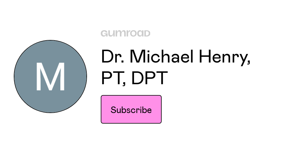 Dr. Michael Henry, PT, DPT