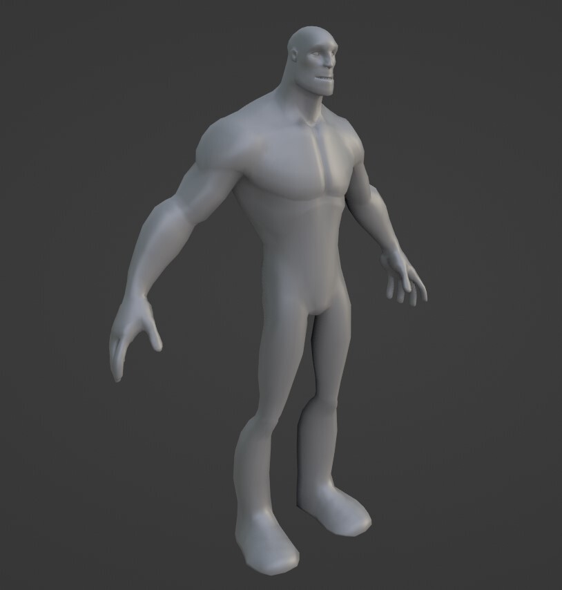 Stylized Average Hero Base Mesh