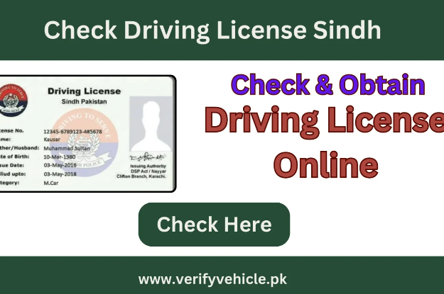 How to Check Driving License Sindh Through DLS Sindh