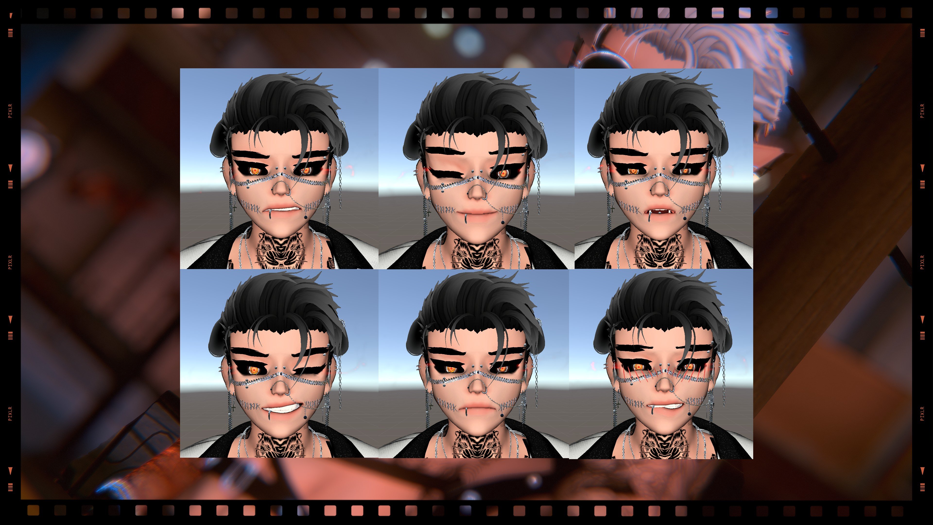 Ikari [VRChat 3.0 Physbone Model + DPS]