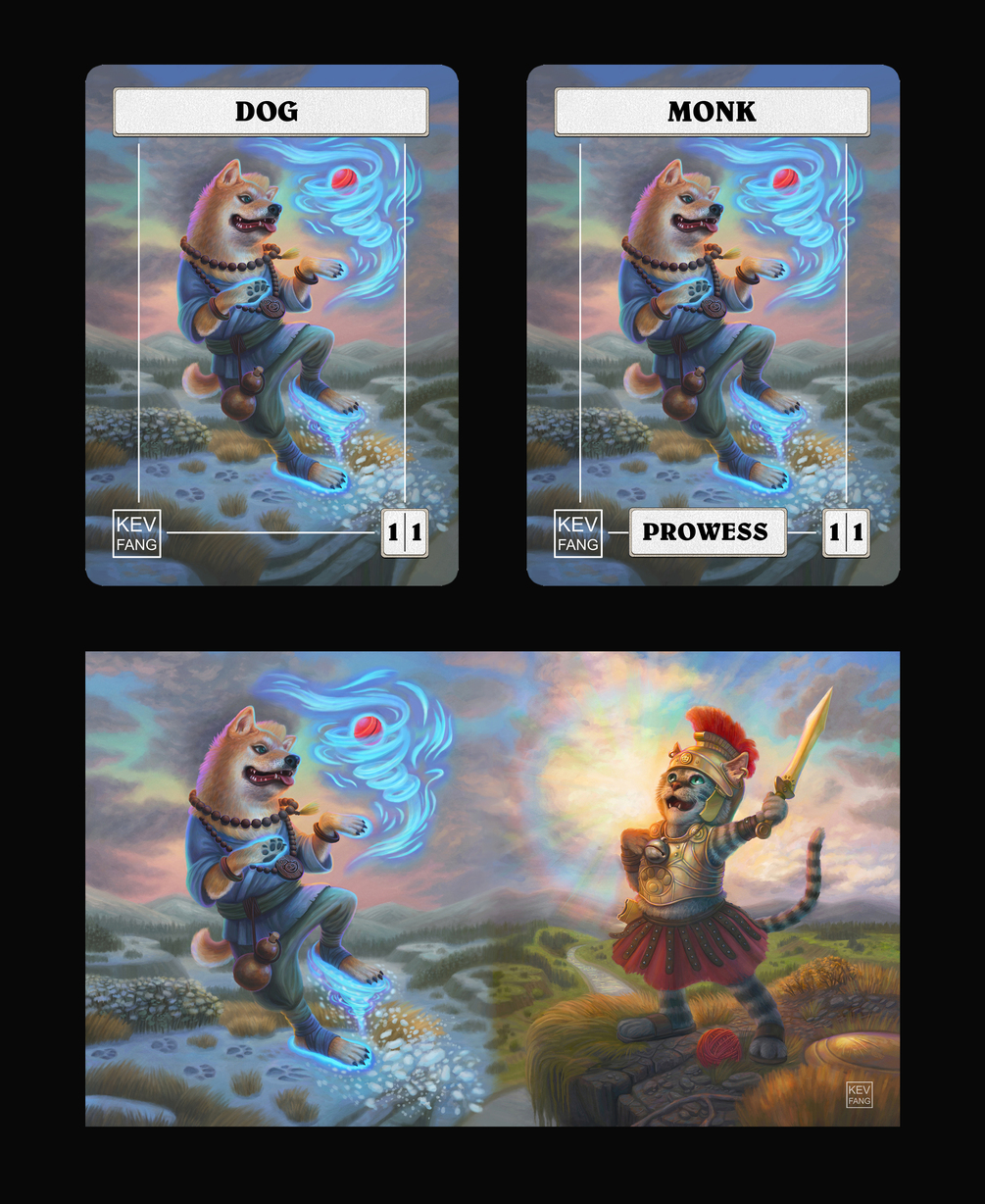 Dog Token and Playmat