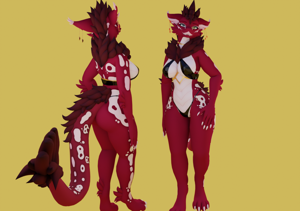 RGB Ball Python Textures for Azelea by Foxipaws