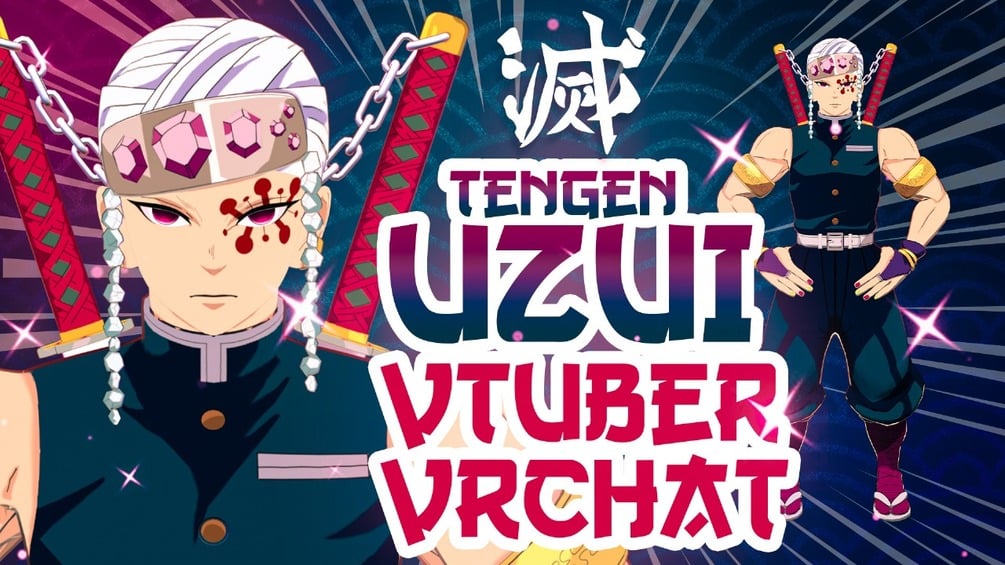 Tengen Uzui (VRChat and Vtuber avatar)