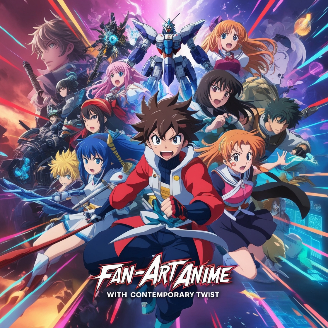 Dive into the World of Anime Fan Art 🎨 #AnimeFanArt #OtakuArt