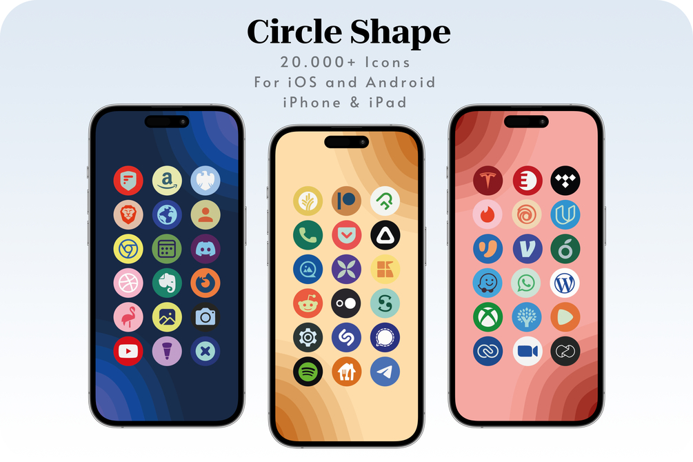 SALE !!! 40,000+ Khromatic Icon Packs Roundrect , Circle | For iPhone ...