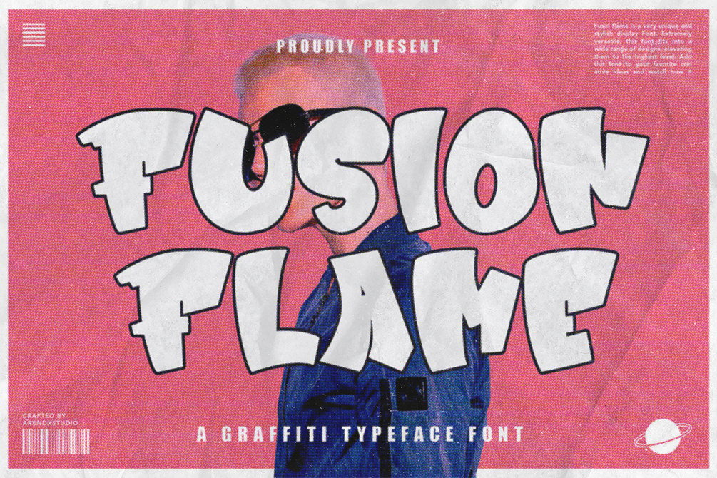 Fusion Flame Font